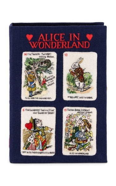 OLYMPIA LE TAN ALICE'S CARDS BOOK CLUTCH